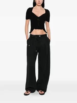 Cult Gaia Eliza Knit Top - Black