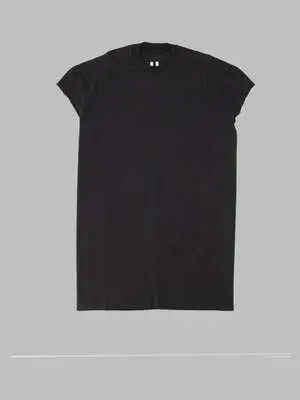 Rick Owens 100% Cotton T-shirt, Made In Italy - Black