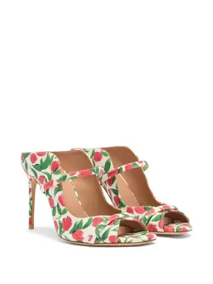 MALONE SOULIERS Tulip Print Sandals