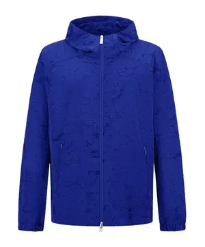 Herno Water Jacquard Hooded Jacket