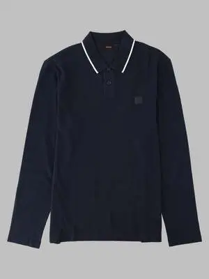 BOSS Cotton Polo Shirt - Blue