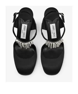 JIMMY CHOO Verity 95mm Pumps - Black/crystal