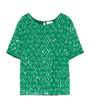 P.a.r.o.s.h Gild Blouse - Green