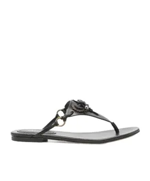 Isabel Marant Étoile Elato Leather Flowers-detail Flat Sandals
