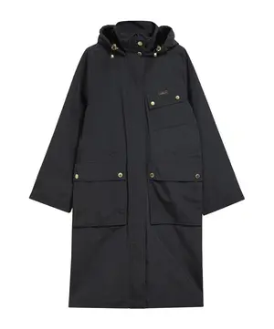 Barbour Drawstring Hood Long Parka Coat