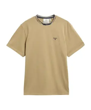 Barbour Innercheck Trim Crewneck Tshirt - No