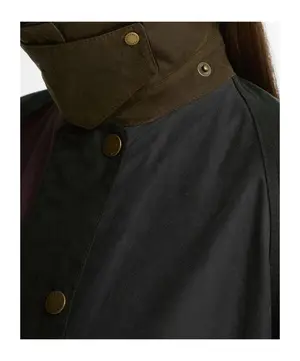Barbour Colourblock Cordcollar Wax Jacket