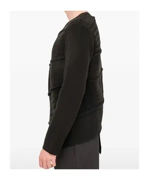 Comme Des Garçons Long Sleeve Asymmetrical Sweater