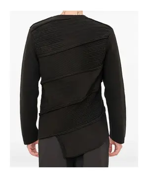 Comme Des Garçons Long Sleeve Asymmetrical Sweater