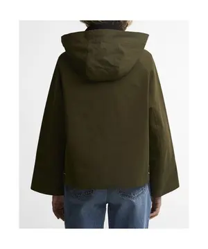 Barbour Hooded Cropped Field Jacket