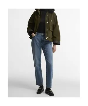 Barbour Hooded Cropped Field Jacket
