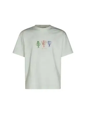 Drole De Monsieur 100% Cotton Graphic T-shirt - White