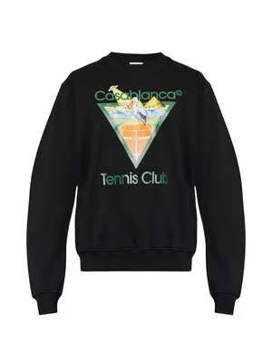Casablanca Organic Cotton Sweatshirt - Black