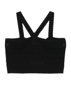 TWINSET Crochet Bralette Top