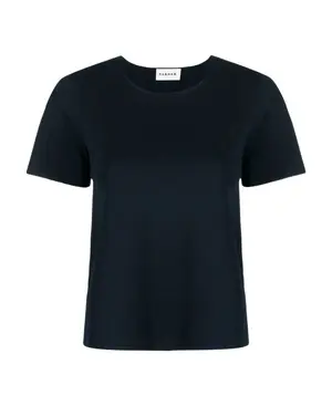 P.a.r.o.s.h Round-neck Knitted T-shirt - Black