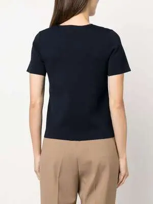 P.a.r.o.s.h Round-neck Knitted T-shirt