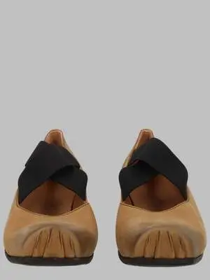UMA WANG Calf Leather Flats - Beige