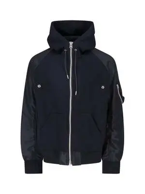 Sacai Hooded Zip-up Jacket
