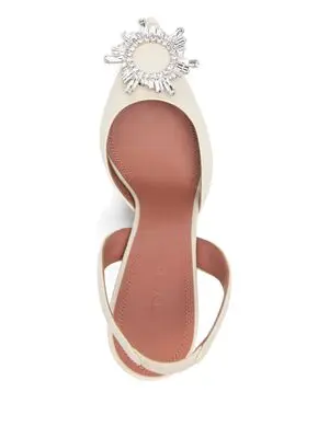 Amina Muaddi Pointed-toe High-heeled Sandals
