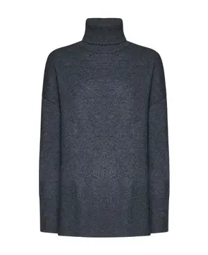 P.a.r.o.s.h Mélange-effect Roll-neck Jumper