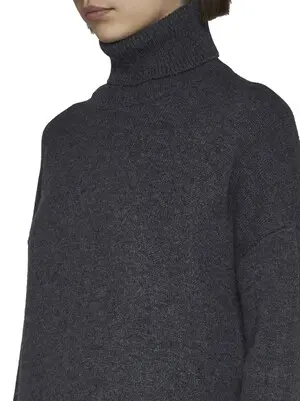 P.a.r.o.s.h Mélange-effect Roll-neck Jumper