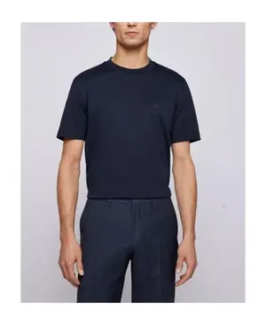 Hugo Boss Navy Blue Logo Short-sleeved T-shirt