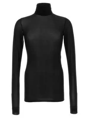 Saint Laurent Semi-transparent Turtleneck Sweater