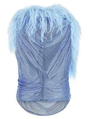 Giuseppe Di Morabito Mesh And Feather Top