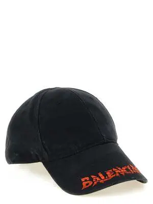 Balenciaga Cap With Embroidered Logo