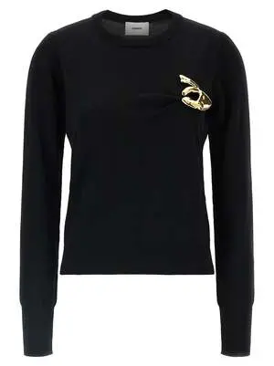 Coperni Emoji' Pin Sweater - Black
