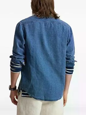 Polo Ralph Lauren Classic-fit Indigo Linen Work Shirt