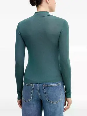Sisley Scalloped-edge Button-up Cardigan