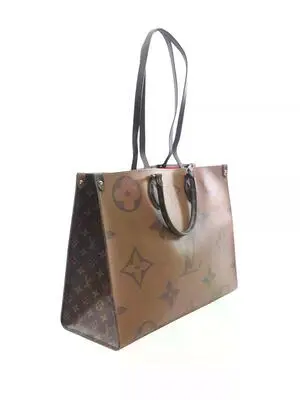 LOUIS VUITTON Monogram Reverse Giant Onthego Gm Satchel