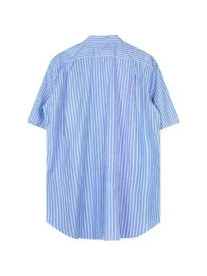 Play Comme Des Garcon Play Striped Heart-patch Shirt