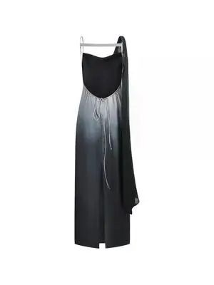 OUDE WAAG Ribbon-panelled Printed Maxi Dress