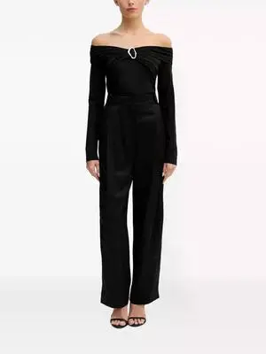 Sisley Off-shoulder Hardware-detail Top