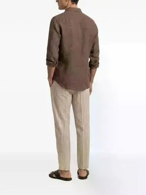 Orlebar Brown Giles Textured-linen Shirt