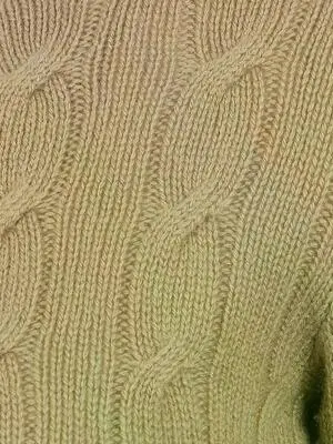 Polo Ralph Lauren Cashmere Cable-knit Cropped Jumper