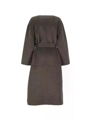 THE DYNAMIS STUDIO Belted Wool Coat