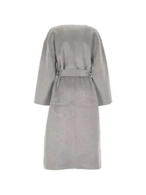 THE DYNAMIS STUDIO Belted Wool Coat