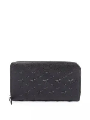 JIMMY CHOO 2010s Carnaby Star-embossed Wallet - Black