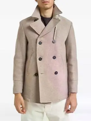 CAMPLIN Double-breasted Pea Coat - Neutrals