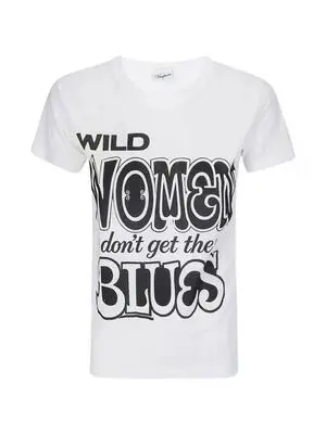 Vaquera Slogan-print Cotton T-shirt - White