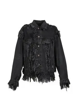 We11Done Raw-edge Denim Jacket
