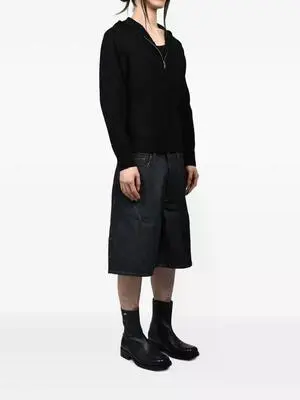 NO MAINTENANCE Carpenter Denim Shorts - Blue