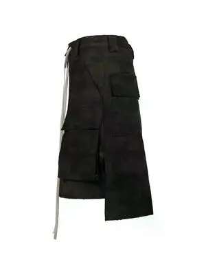 ARNODEFRANCE Ardondefrance Camouflage Print Utility Skirt