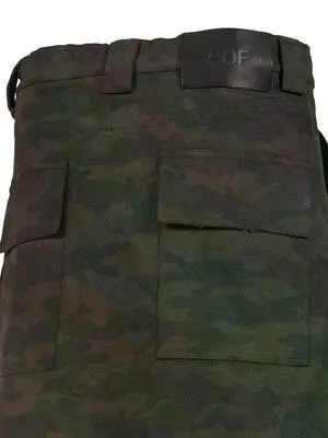 ARNODEFRANCE Ardondefrance Camouflage Print Utility Skirt