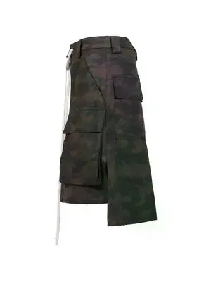 ARNODEFRANCE Camouflage Utility Skirt