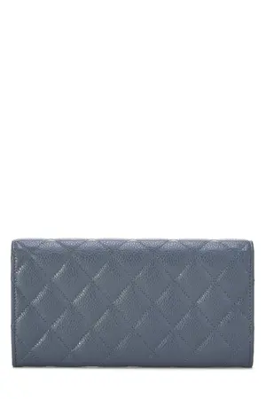 Chanel Caviar Classic Long Flap Wallet