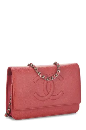Chanel Caviar Wallet On Chain